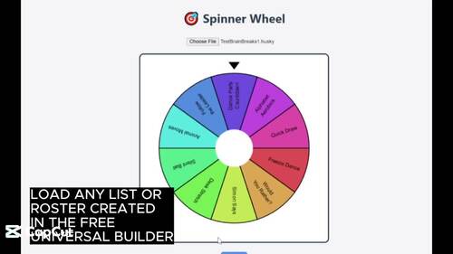 Random Spinner Digital Tool: Classroom Engagement & Random Student ...