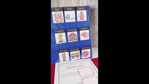 1st Grade Fire Safety Writing Center by Teaching Firsties with Mrs Hull