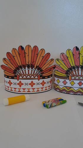 Native Americans Heritage Month Headband Hat Crown Craft | Indian ...