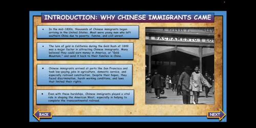 Transcontinental Railway and Chinese L48 Lesson Bundle.Powerpoint ...