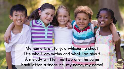 Music: My Name Is Special Song Classroom Songs Reading Lyrics Sing-along