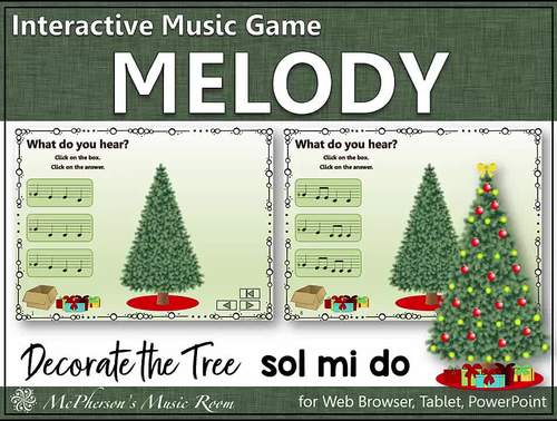Solfege | Christmas Music | Do Mi Sol Interactive Melody Game Decorate ...