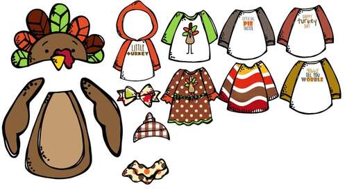 Build A Kidlette clip art, Thanksgiving clip art COMBO PACK | TPT