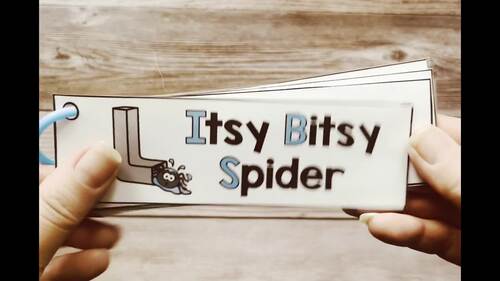 Itsy Bitsy Spider - nursery rhyme mini-unit -Preschool, Kindergarten ...