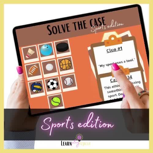 Sports, Solve the mystery, problem solving boom cards game by ...