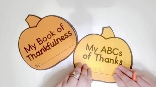 Thanksgiving Gratitude Flip Book Craft Writing Activity | TPT