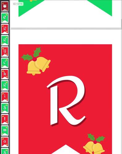 Christmas Pennant Banner - Holiday Classroom Printable for Door Display ...