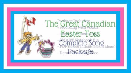 Easter Song, Game & Activity | Egg Toss Game | mp3s, PDF, SMART, video