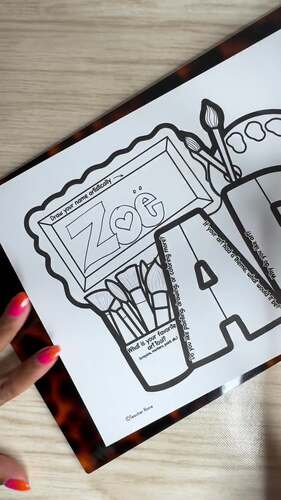 Art All About Me Craft, Projects, Beginning of Year Activities, Middle ...