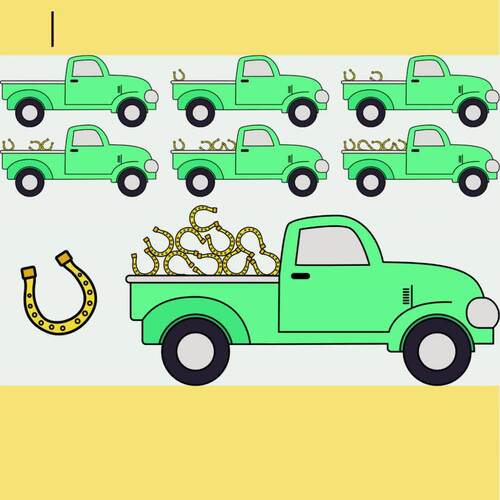 Lucky Horseshoe St. Patrick's Day (Counting Horseshoes in Farm Truck ...