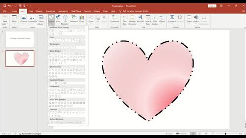 Create a Valentine's Design Card with PowerPoint - STEM Technology Project