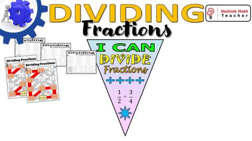 Dividing Fractions Digital Bundle - Learning Station Resource Pack