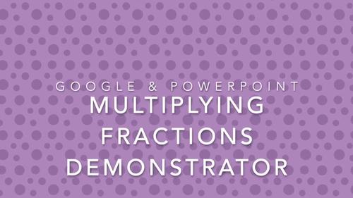 Digital Interactive Virtual Multiplying Fractions Demonstration Tool