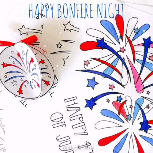 New Years 2023 Coloring Pages and Craft by ButterfloKids | TPT