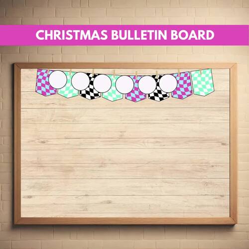 Christmas Crew Gingerbread Man Bulletin Board Kit | December Bulletin