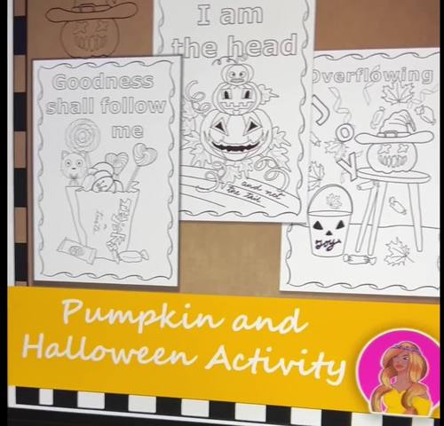 Pumpkin and Halloween Coloring Activity by Learn with Ms AD | TPT