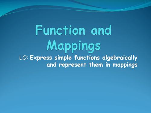 Functions and mapping by Maths Support Centre | Teachers Pay Teachers
