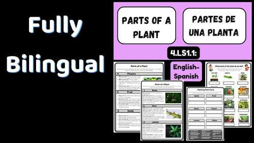 Parts of a Plant- Partes de una Planta by Your Maestra Amiga | TPT