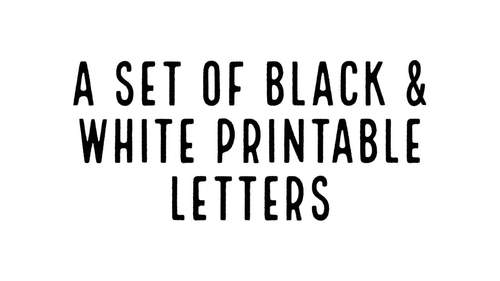 3D Bold Printable Bulletin Board Letters 3-D | TPT