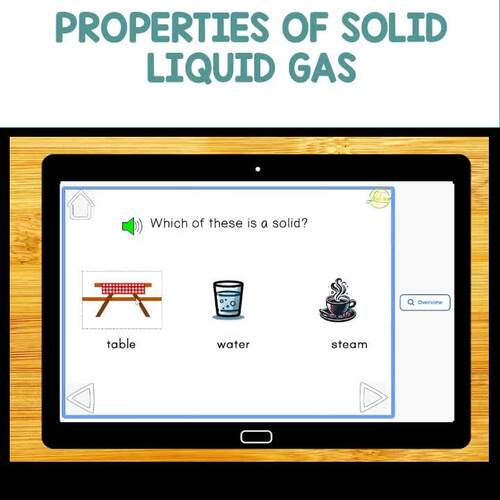 Properties Of Matter | Solids Liquids And Gases | Boom Cards | TPT