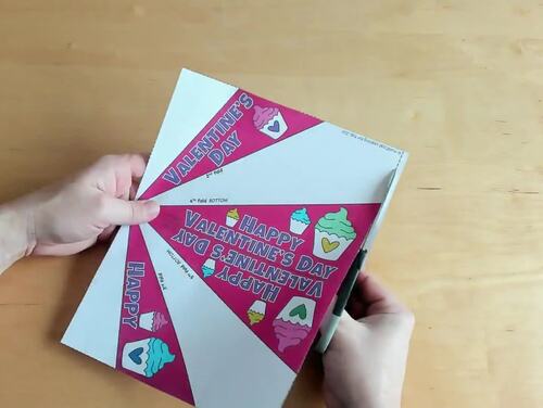 Valentine's Day Paper Airplane PLANE Design Templates Craft Activity