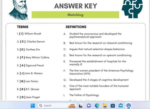 Introduction to Psychology Test by Psyched About Social Studies | TPT
