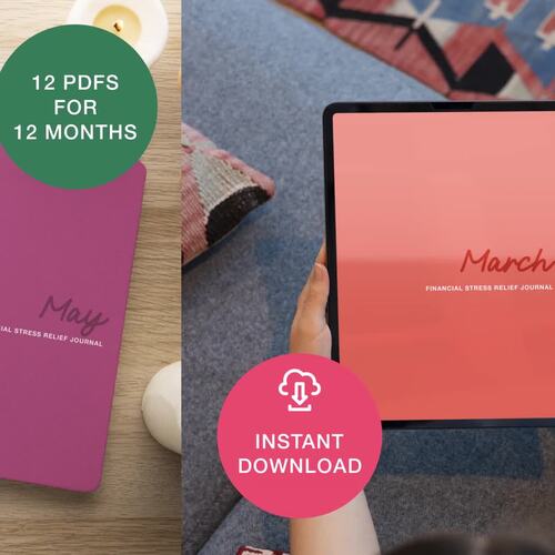 Financial Stress Relief Prompt Journal: Guided Journaling for Financial ...