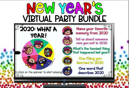 New Year's 2025 Party Fun Activities | Back from Winter Break ...