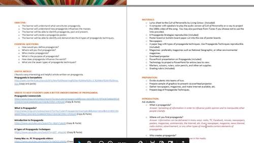 Geography: Cult of Personality: A Lesson on Propaganda (With PowerPoint)