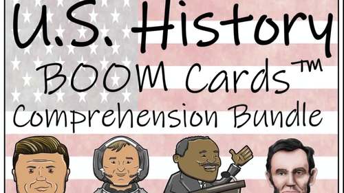 U.S. History BOOM Cards™ Comprehension Activity Bundle 5th Grade & 6th ...