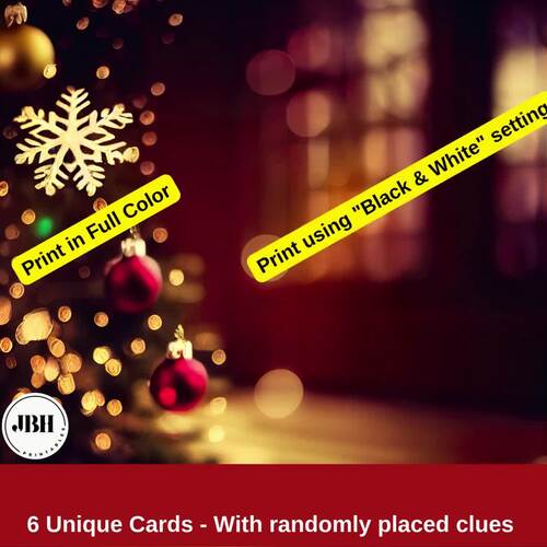 Christmas Mingle Bingo Game, Find the Guest Icebreaker, Holiday Party ...