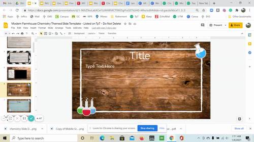 Chemistry Lessons and Slide Template Bundle NGSS Matter and Its ...