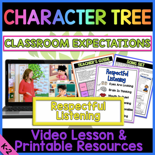 Respectful Listening Classroom Expectations Video Lesson by The ...
