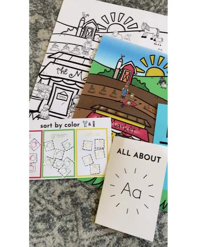 Farm Unit - Letter Aa - Preschool / Toddler Curriculum by MrsPacheco
