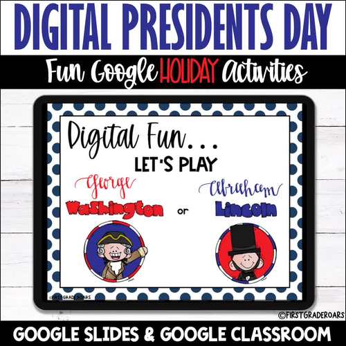 Digital Presidents Day Activities | Distance Learning Google Slides