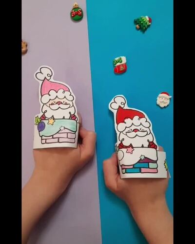 Christmas Craft | 3D Paper Craft by Spring Girl | TPT