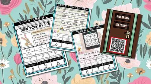 Easter Escape Room by Home Learners Hub | TPT