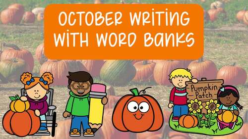 October Writing Worksheets Fall October PreK Kindergarten First Grade ...