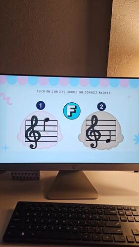 Sweet Treats Summer Treble Clef Interactive Elementary Music Activity