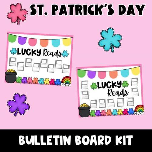 BULLETIN BOARD KIT (St. Patrick's Day Colorful Design) by Kirk's Klassroom