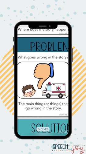 Story Grammar & Story Retell Visual Set by Speech and Joy | TPT