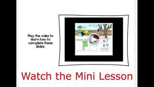 2-Digit Addition with Regrouping for Google Slides - Winter Theme