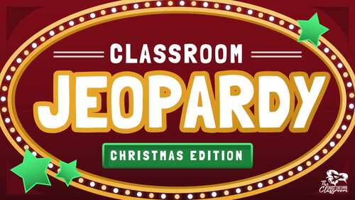EASY Christmas Jeopardy! - NO PREP PowerPoint Game (NEW & MODERN DESIGN)