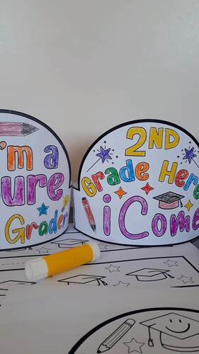 Last Day of First Grade and Second Grade Crown Craft | Last Day of ...