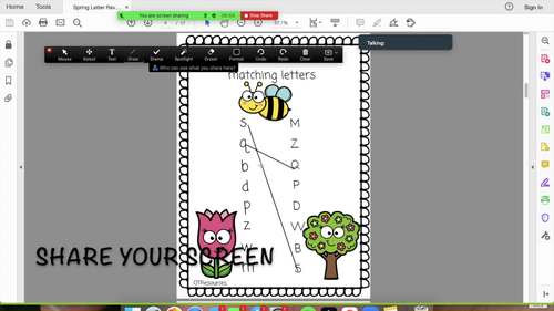 Occupational Therapy LETTER REVERSAL activities SPRING by OTResources