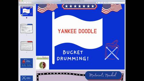 Patriotic Bucket Drumming - Yankee Doodle - Easy Prep for American ...