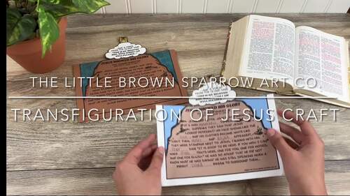 Transfiguration of Jesus Craft for Sunday School | Bible Class Activity