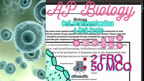 AP Biology Curriculum BUNDLE | Unit 4 Cell Communication Cycle 2 FRQs ...