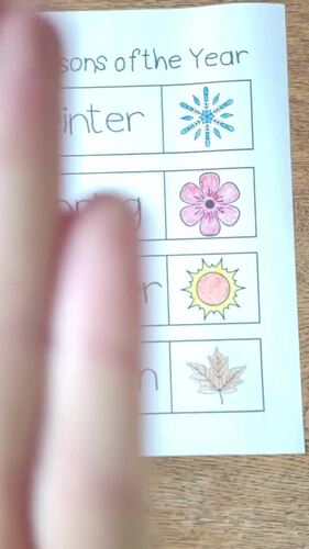 Montessori Seasons Trace and Color by EduKing Publishing | TPT