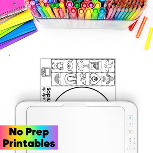 Mapas del Alfabeto - Spanish Circle Maps by The Bilingual Rainbow